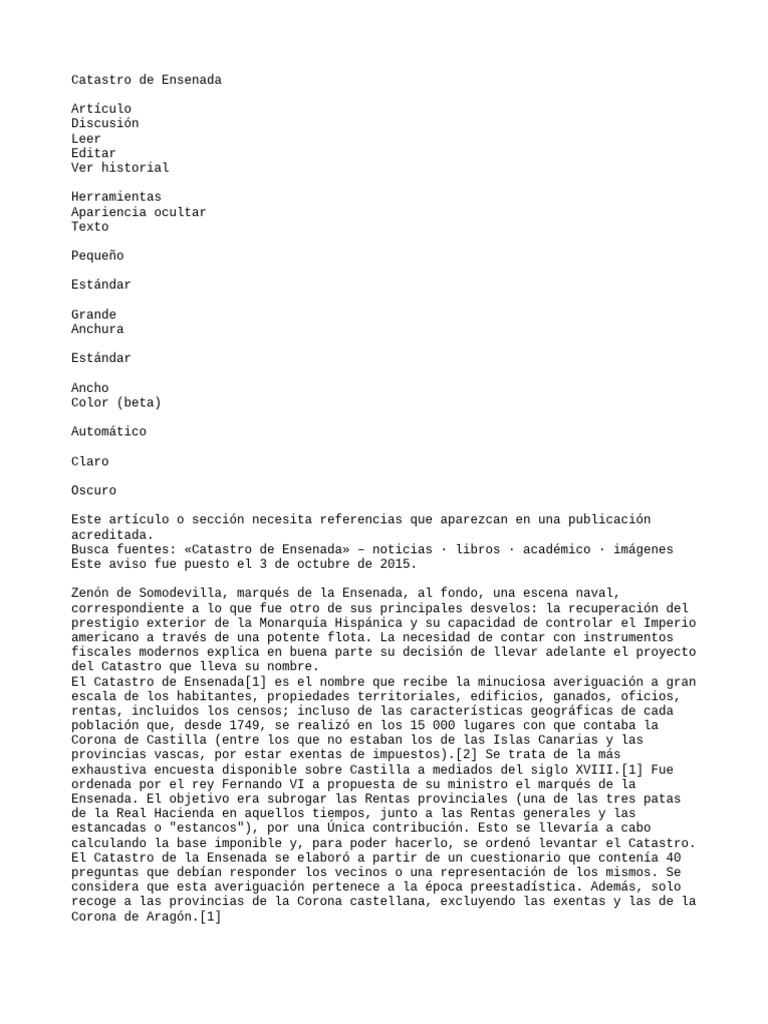 Catastro 1 | PDF | España