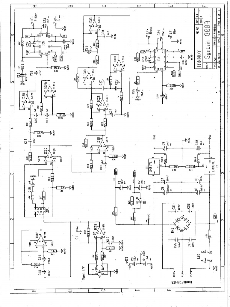 Tannoy System 800a Amp | PDF