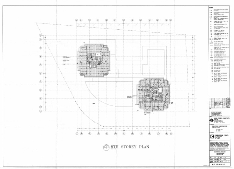 Level 8 False Ceiling Fire Protection Drawing | PDF | Building ...