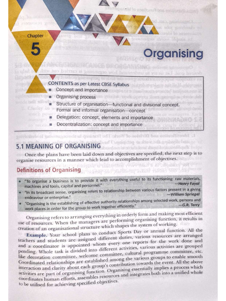 Organising | PDF