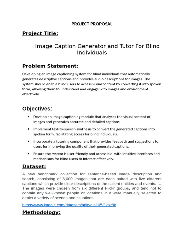 Final Year Project Proposal | PDF | Speech Synthesis | Usability