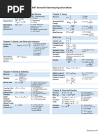 ACS Final Formula Sheet | PDF