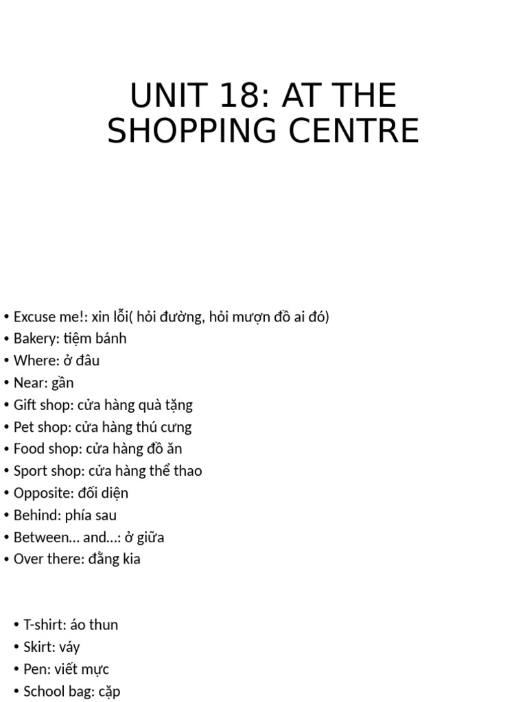 UNIT 18 - Word Listsfskfe | PDF