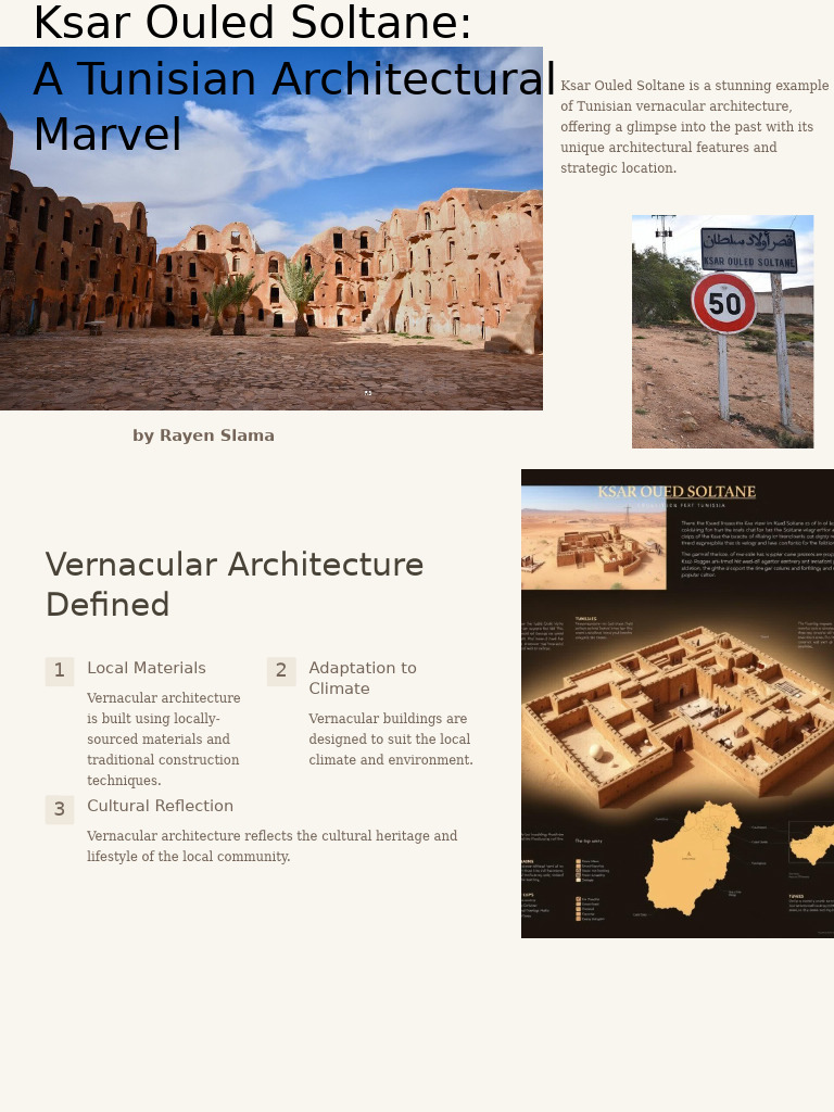Ksar Ouled Soltane A Tunisian Architectural Marvel | PDF | Building Insulation