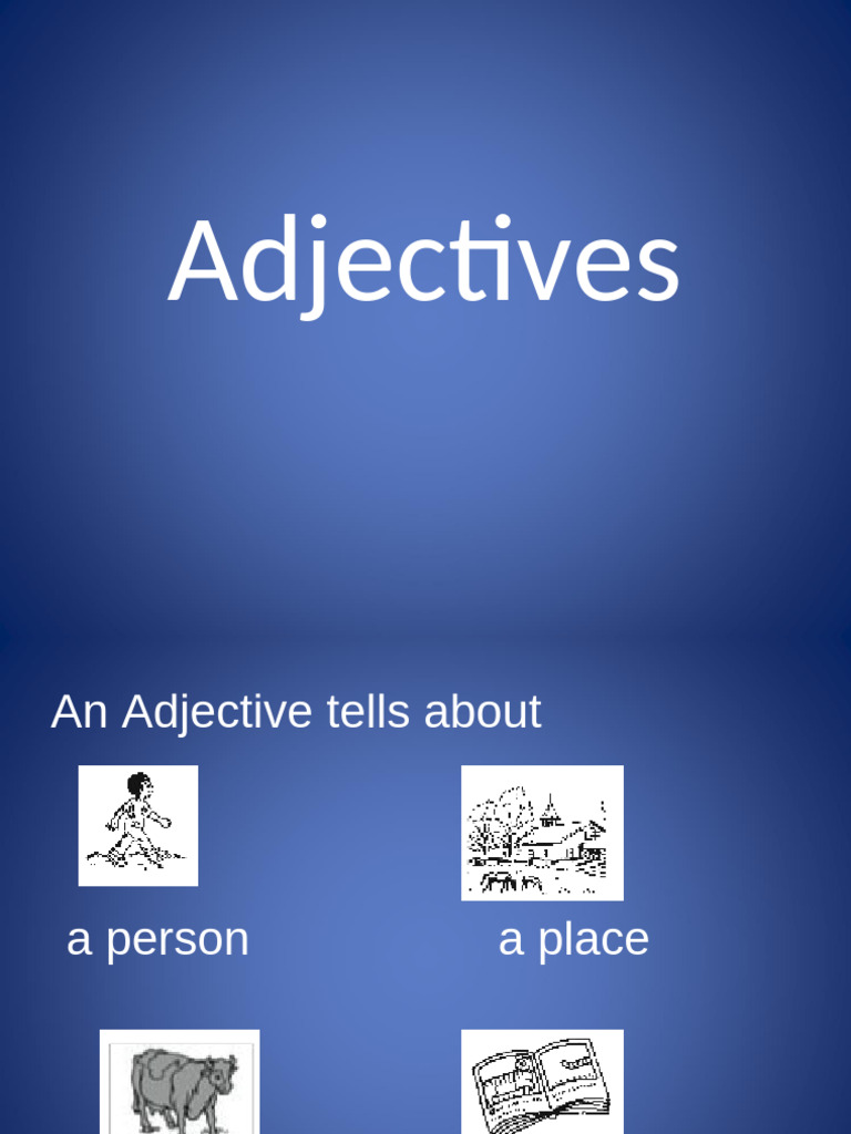 Understanding Adjectives in Writing | PDF