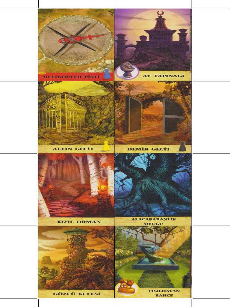 Forbidden Island Maps Printable PDF | PDF