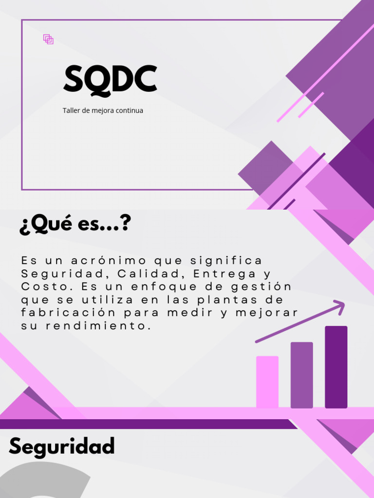 Mejora Continua con SQDC en Fábricas | PDF | Residuos | Economias