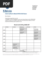 Bank Details - Eduvos | PDF