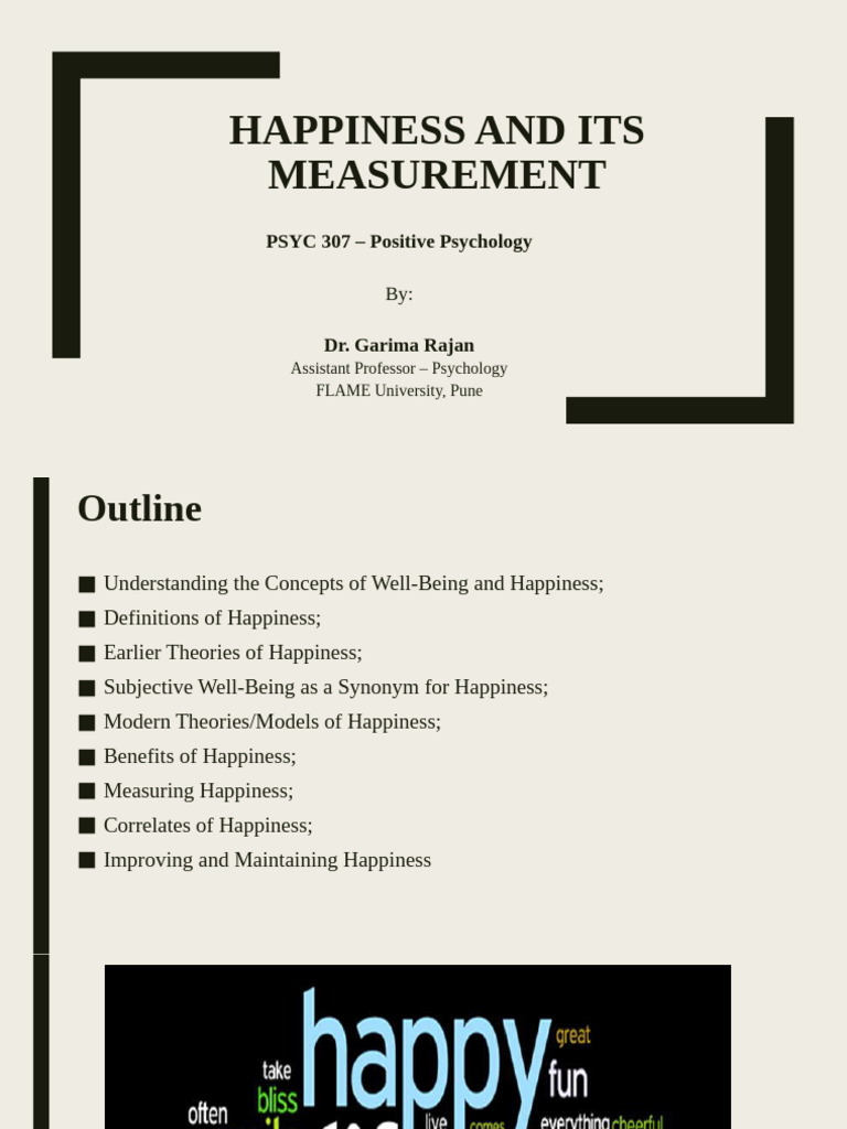 Measuring Happiness and Well-Being | PDF | Happiness | Well Being