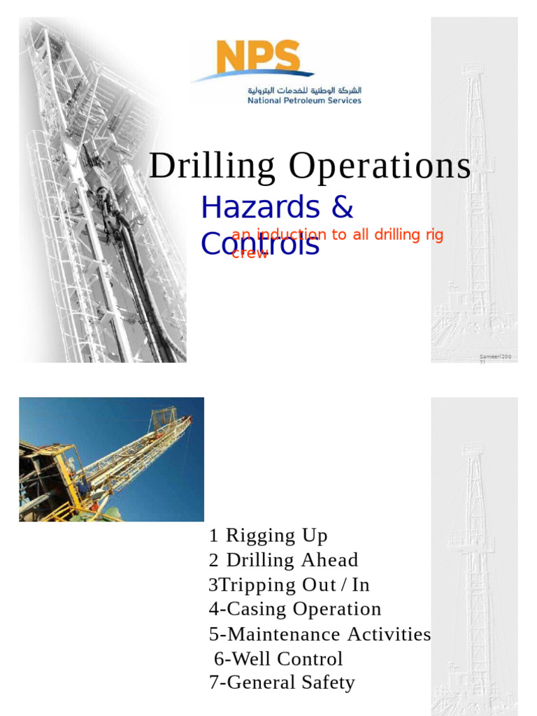Drilling Operations | PDF | Personal Protective Equipment | Blowout (Well Drilling)
