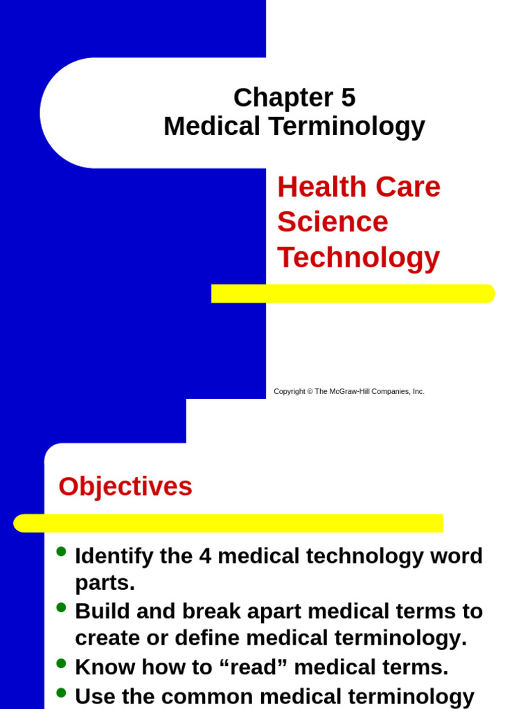Chapter 05 Medical Terminology | PDF | Word