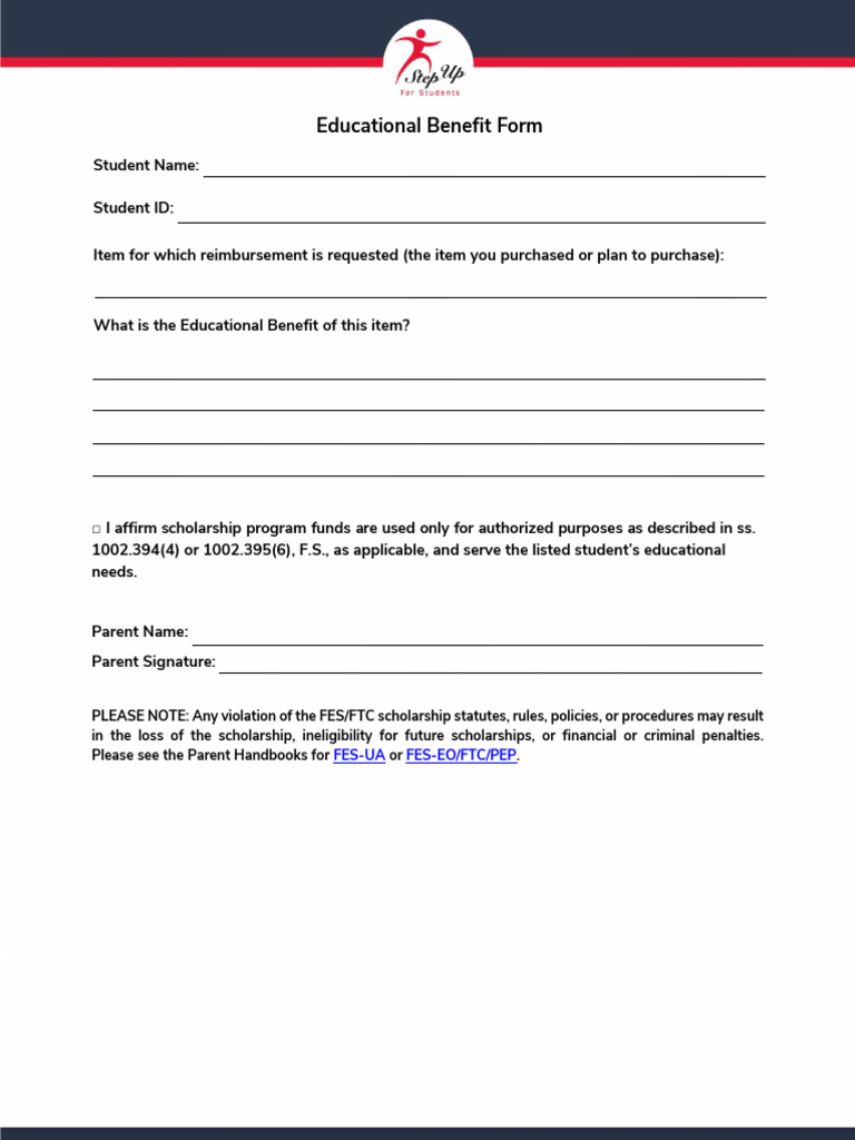 Educational Benefit Form Submission | PDF