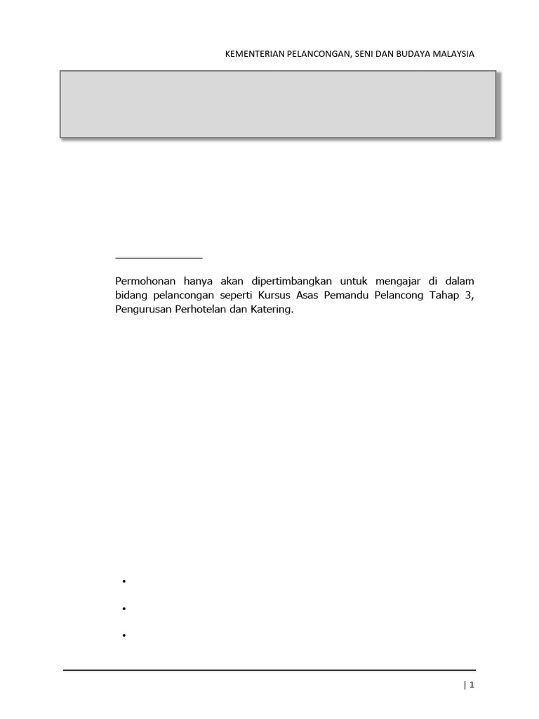 Panduan Permohonan Permit Mengajar ILP | PDF