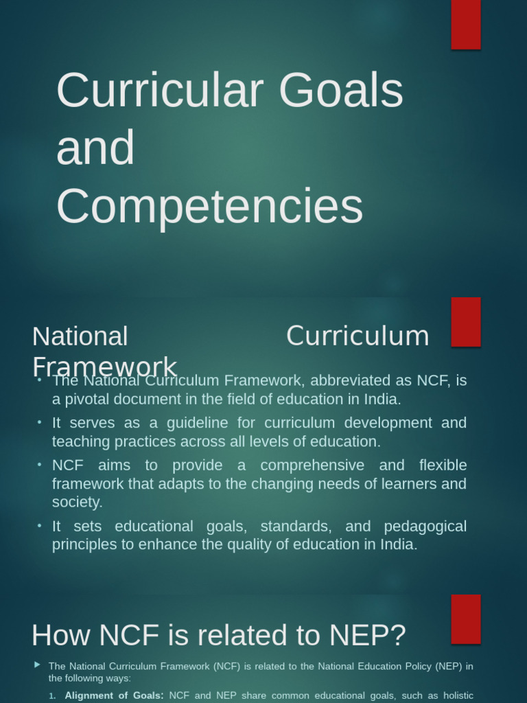 Curricular Goals and Competencies | PDF | Curriculum | Word