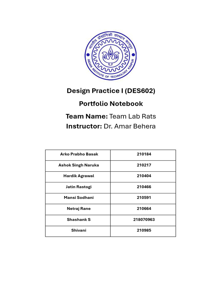 Design Practice I-Merged | PDF | Product Lifecycle | Wearable Technology