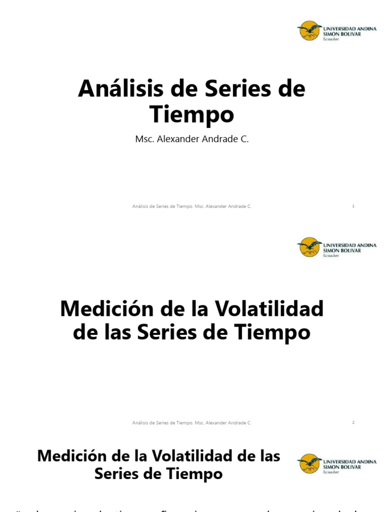 7 Modelos ARCH | PDF | Volatilidad (Finanzas) | Economias