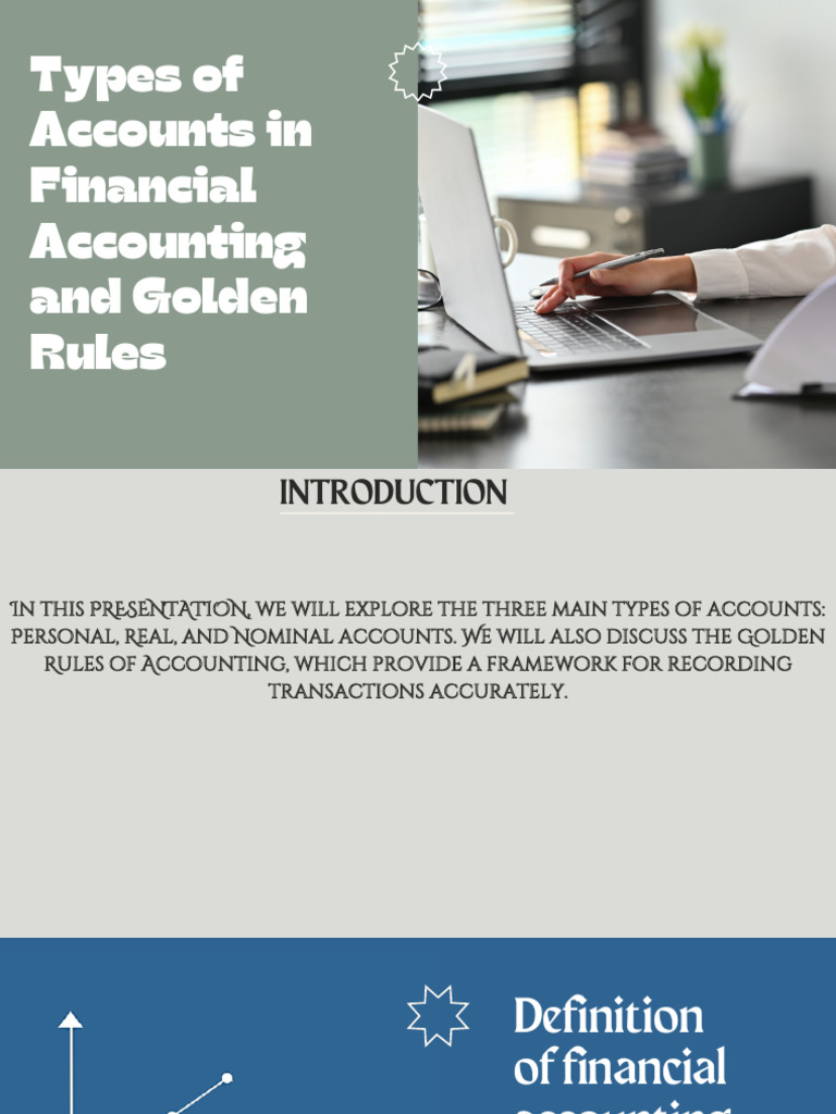 Types of Accounts and Golden Rules | PDF | Debits And Credits | Money
