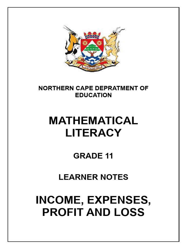 Grade 11 Income and Expenses Overview | PDF | Expense | Loans
