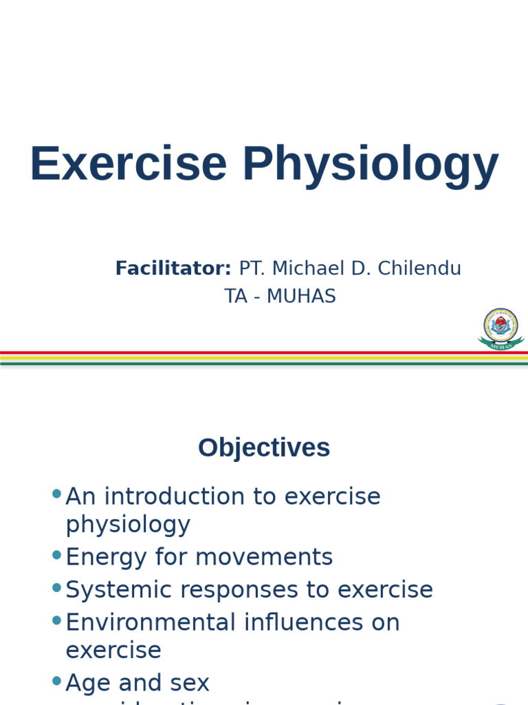 Lecture 1 - Introduction To Exercise Physiology | PDF | Cellular Respiration | Human Body