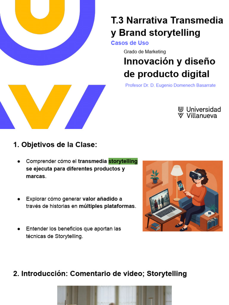Storytelling Transmedia en Marketing | PDF