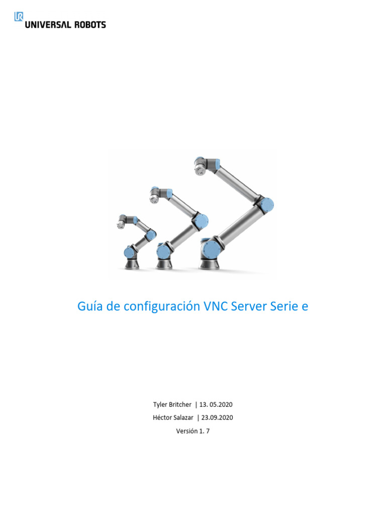 Guia de Configuracion VNC - 1.7 - ES | PDF | Protocolos de internet | Dirección IP