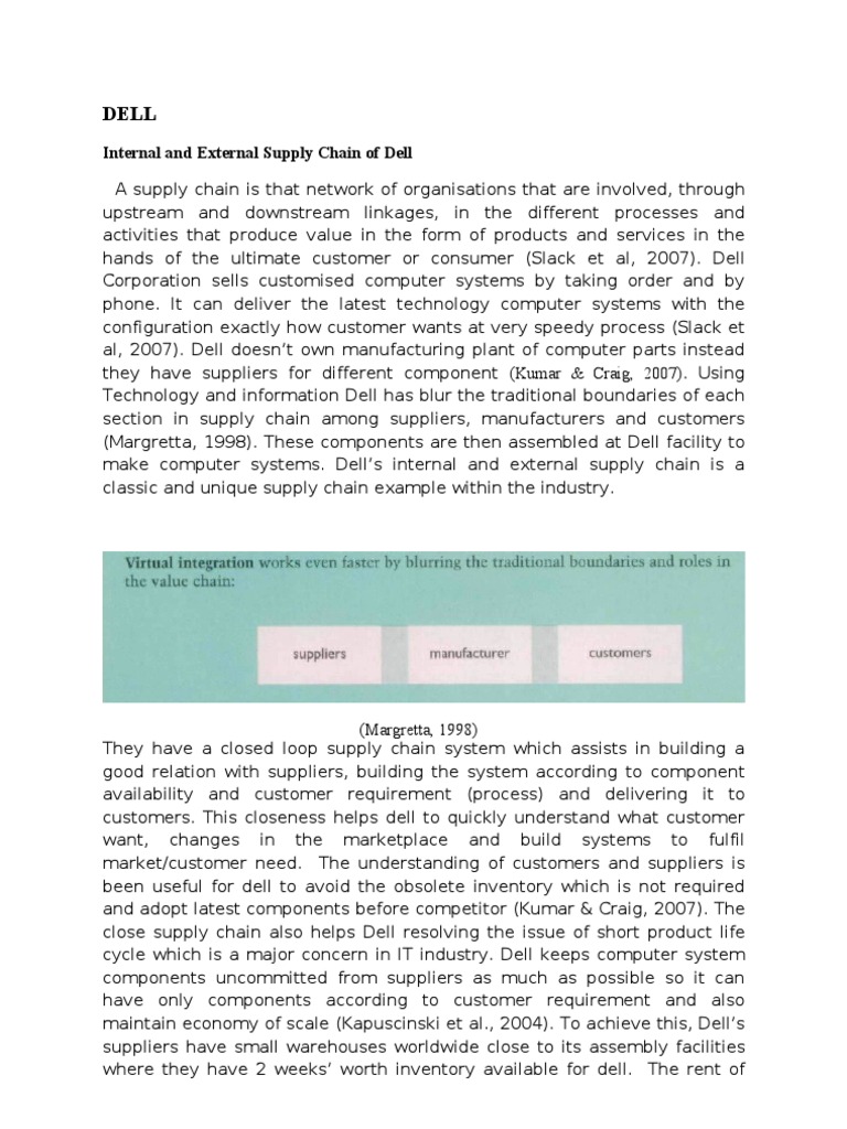 Dell Challenges To Operational Strategy | PDF | Dell | Supply Chain