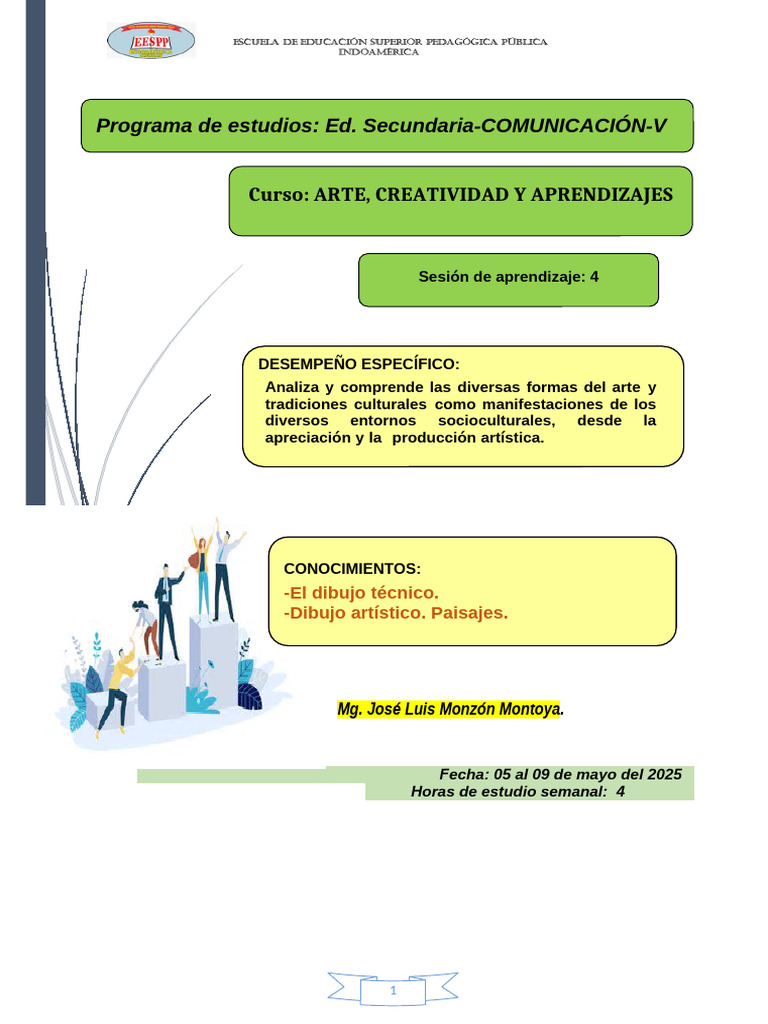 Prof - Monzón.2025 I.sesión.4.Arte y Creatividad,,,Comunicación.5to ...