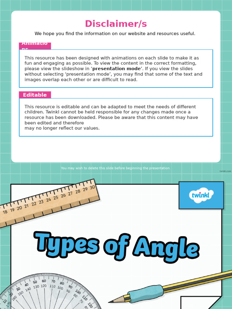 t2 M 4765 Types of Angle Powerpoint Ver 3 | PDF