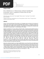 CHHiP Trial: Radiotherapy Protocols | PDF | Radiation Therapy | Ct Scan