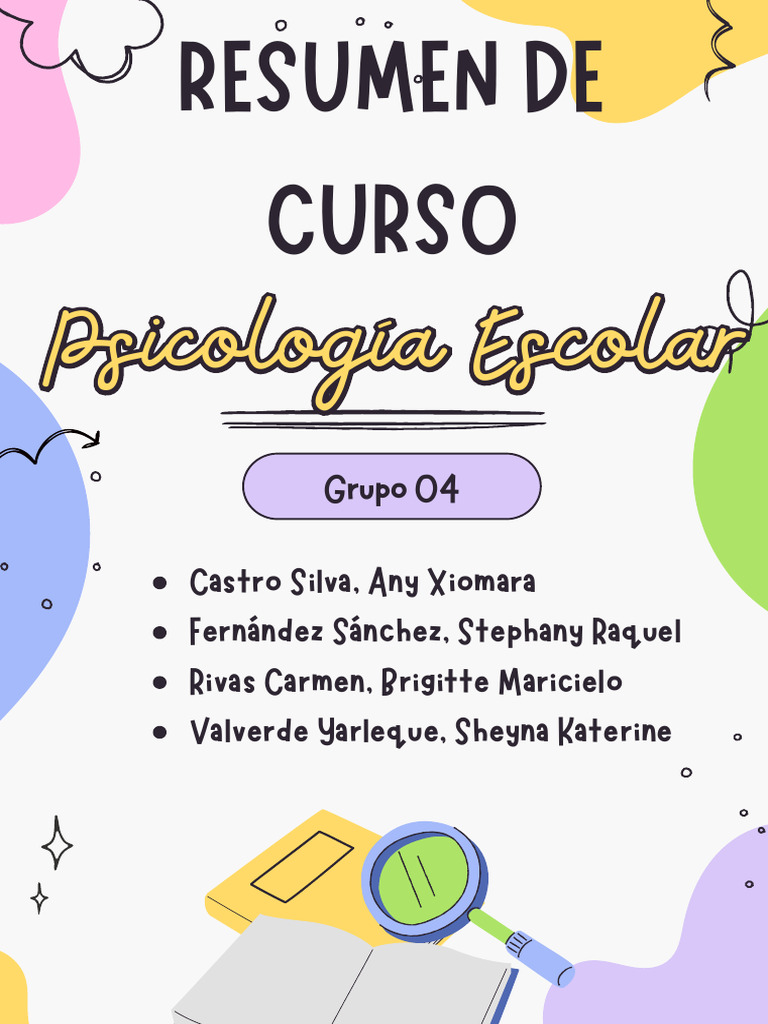 Resumen Escolar | PDF | Aprendizaje | Evaluación
