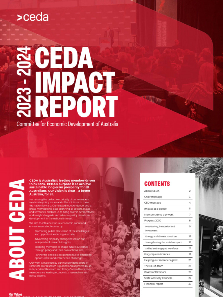 Ceda Impact Report Fa 23 24 | PDF | Cost Of Living | Australia