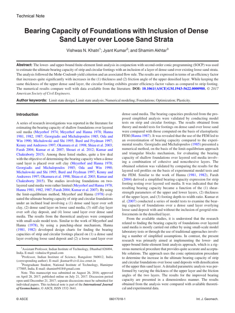 2017-Bearing Capacity of Foundations With Inclusion of Sand Layer Over ...
