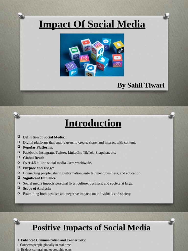 Impact of Social Media | PDF | Social Media | Popular Culture & Media ...