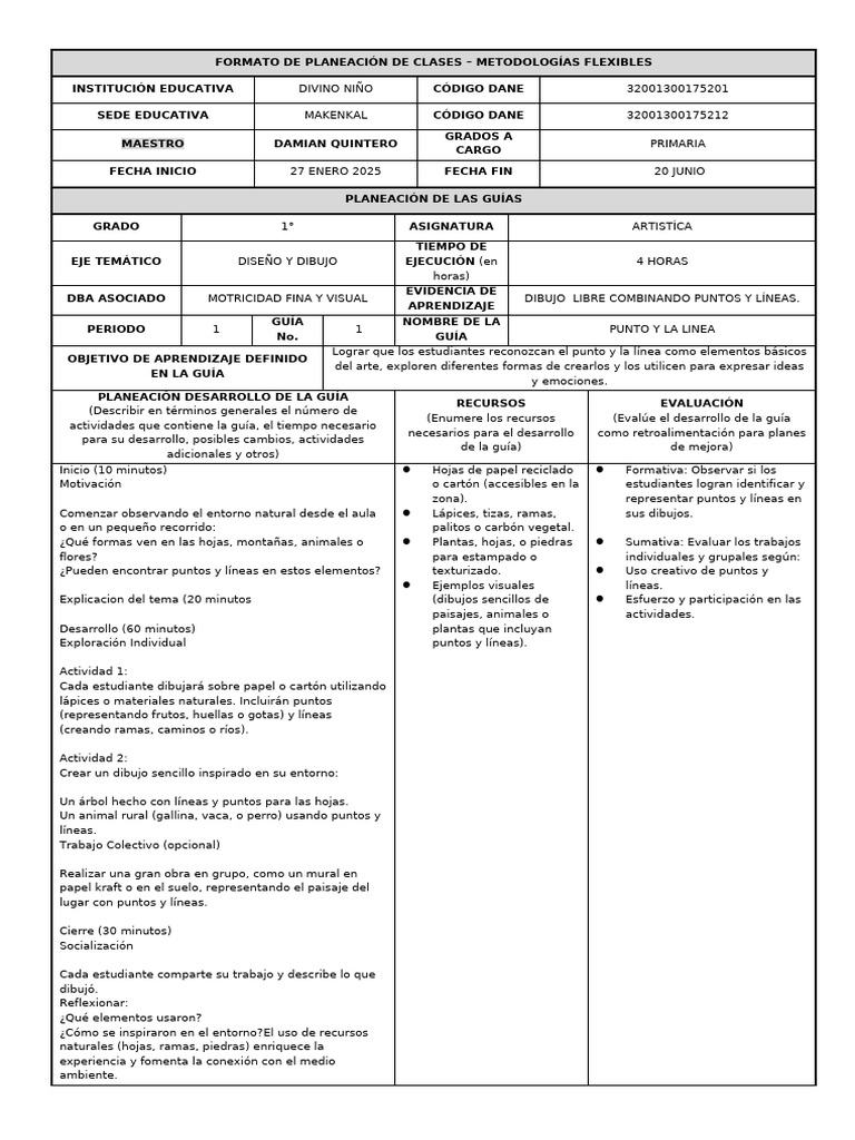 Ejemplo Pa Maye | PDF | Dibujo | Aprendizaje