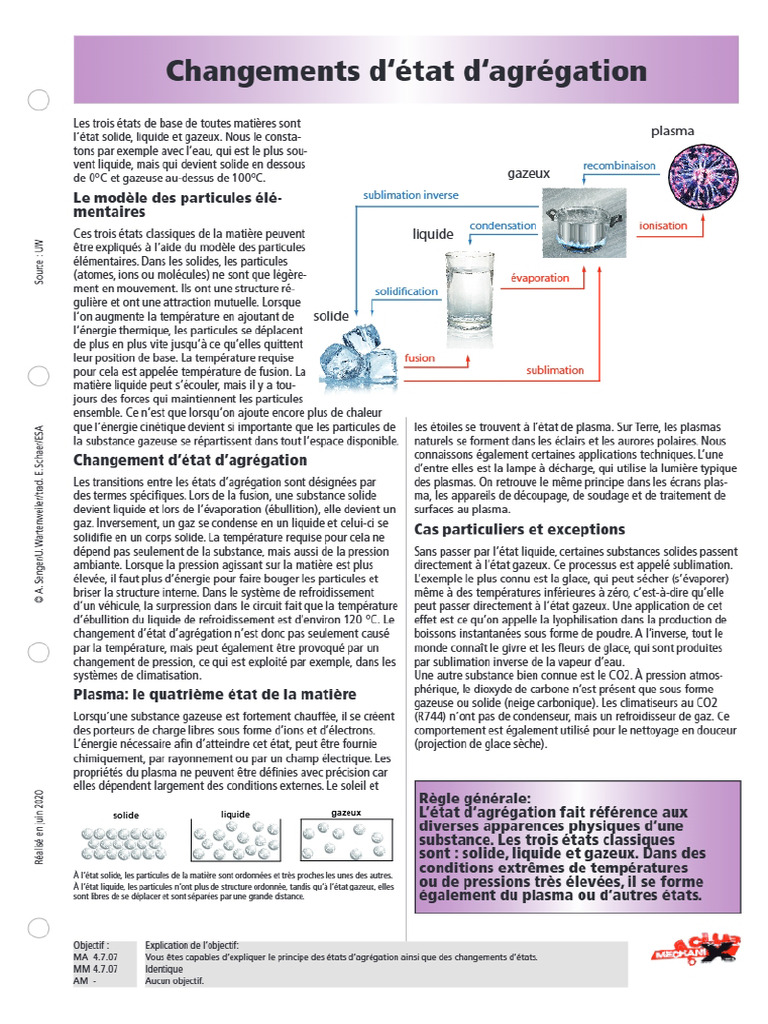 6-2020 F Changements D Etats D Agregation | PDF