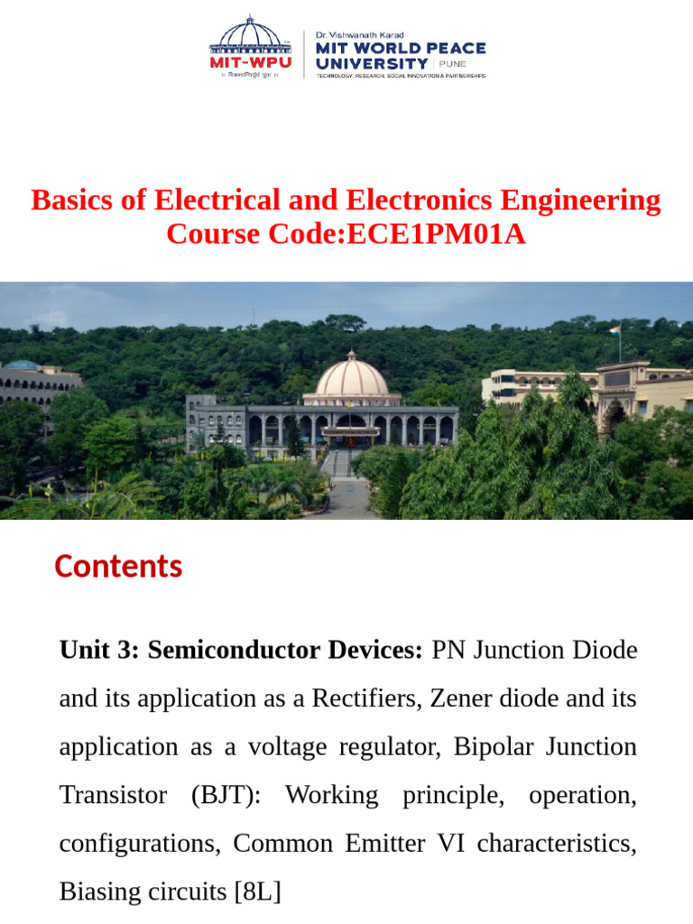 Unit - 3 - Semiconductor Devices | PDF | Rectifier | P–N Junction