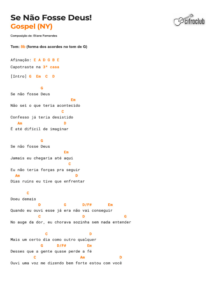 Cifre Se Não Fosse Deus | PDF