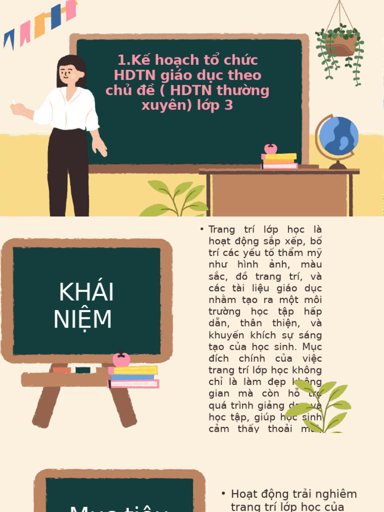 1.Kế hoạch tổ chức HDTN giáo dục theo chủ đề (HDTN thường xuyên) lớp 3 | PDF