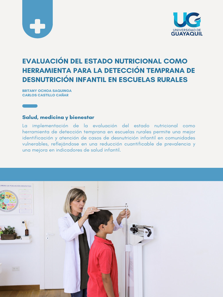 EVALUACIÓN DEL ESTADO NUTRICIONAL EN NIÑOS | PDF | Desnutrición | Educación de la primera infancia