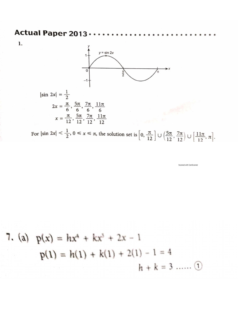 Past Year Answer Functions Part 2 | PDF