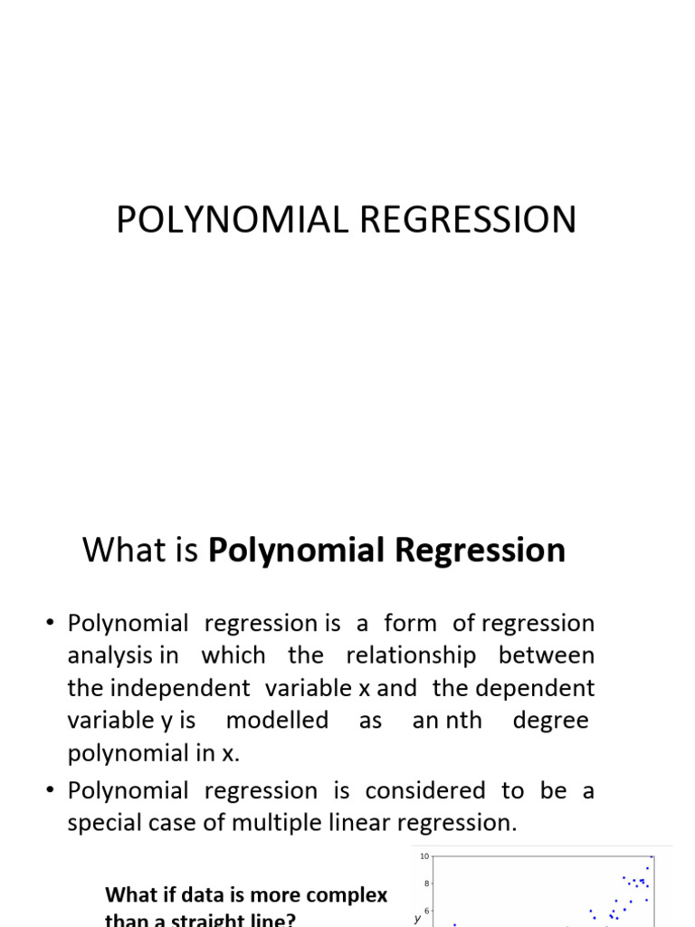 Polynomial Regression | PDF