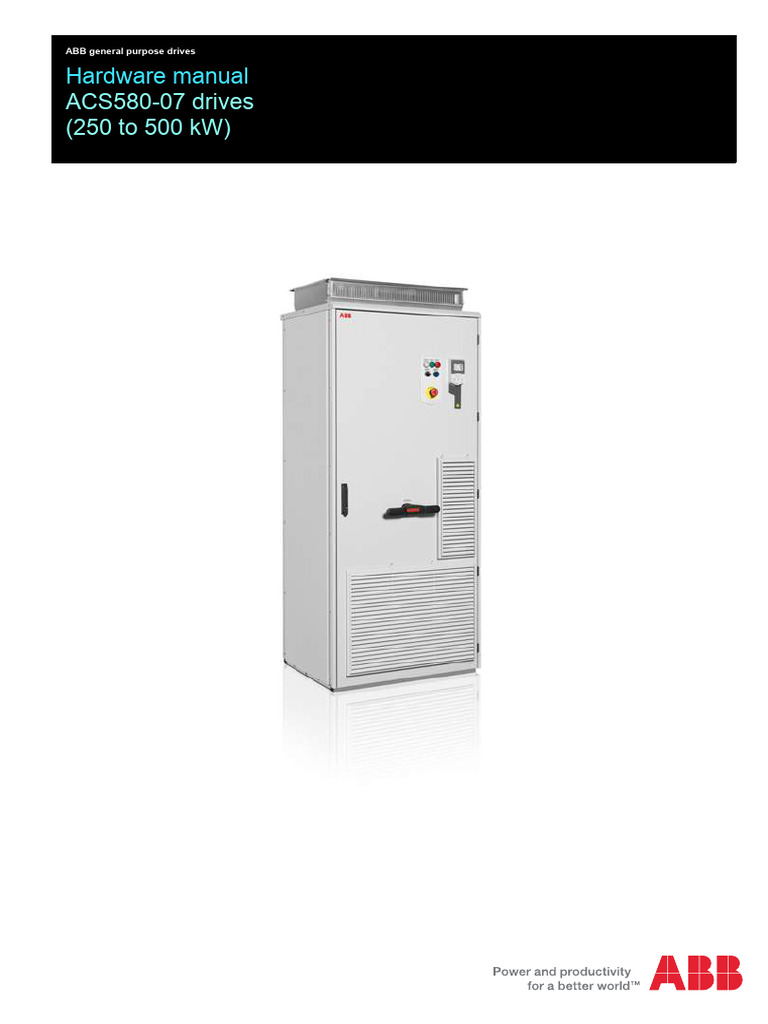 ABB ACS580 07 Hardware Manual-compressed | PDF | Power Supply ...