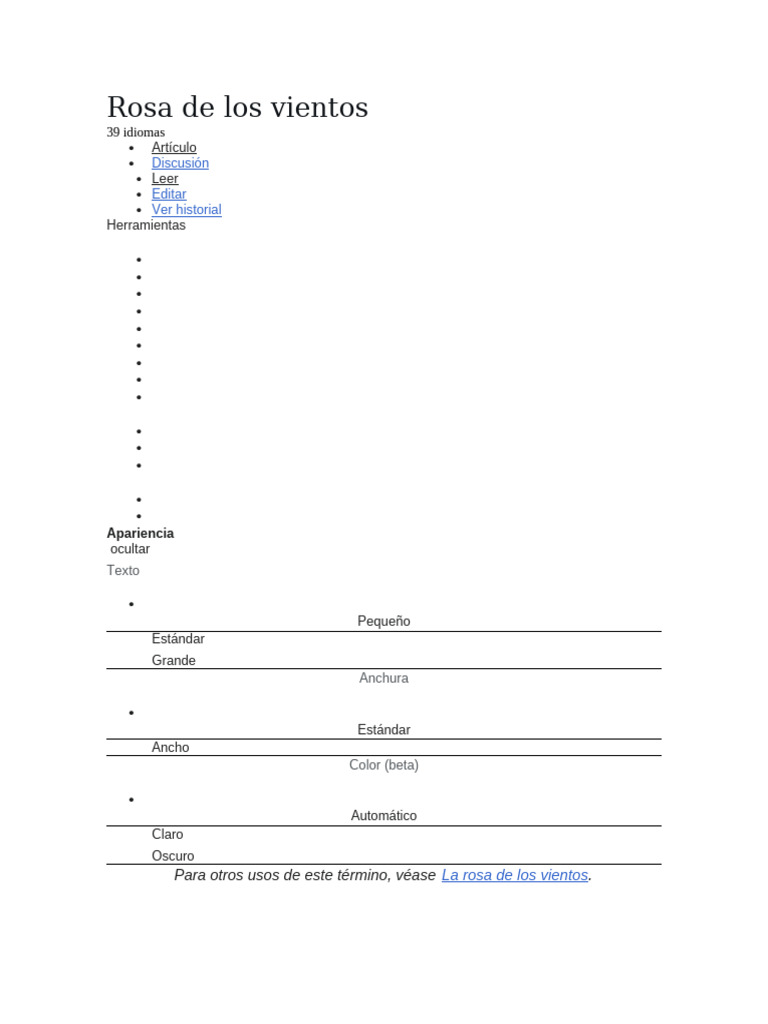 La Rosa de Los Vientos New | PDF