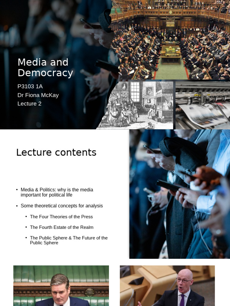 Media's Role in Democracy Explained | PDF | Public Sphere | Journalism