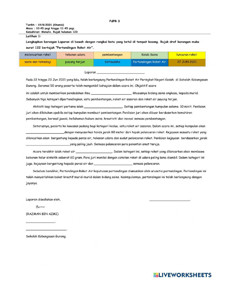 Latihan Penulisan2 BMT5 | PDF