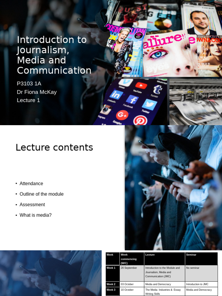 Introduction to Journalism and Media | PDF | Communication | Human ...