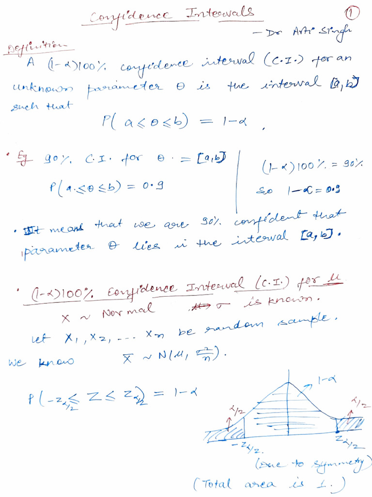 Statistics Notes | PDF
