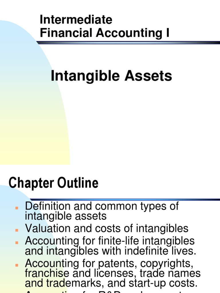 Intangible Assets | PDF