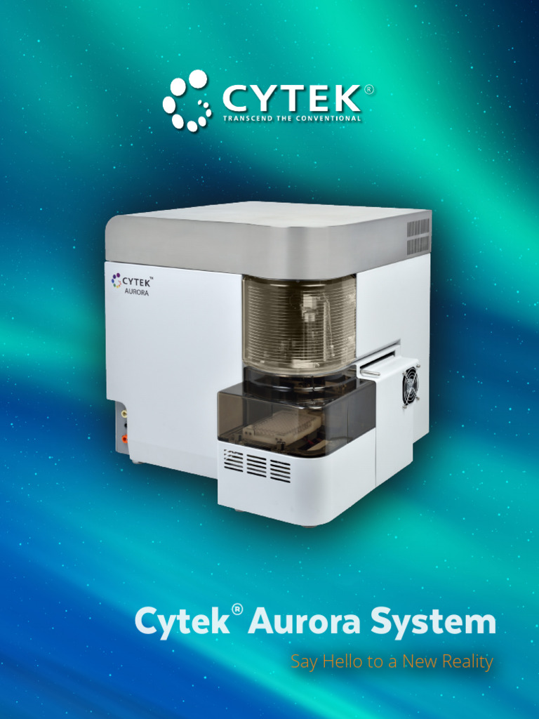 Cytek Aurora: Advanced Flow Cytometry | PDF | Flow Cytometry | Green ...