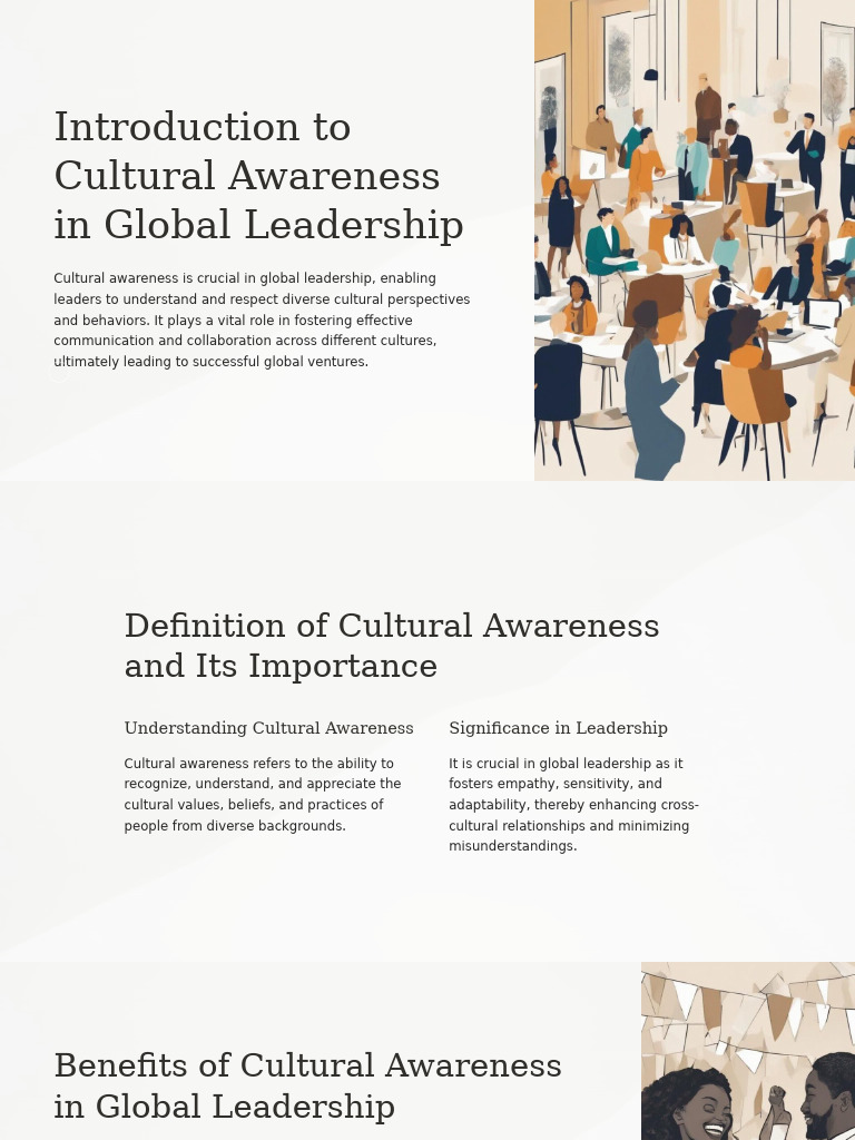 Cultural Awareness in Global Leadership | PDF | Leadership | Mentorship